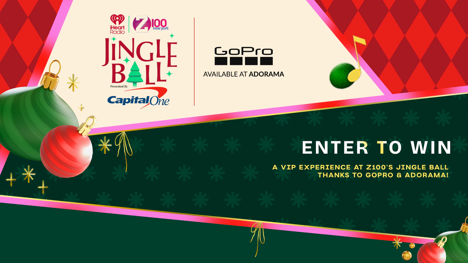 Enter To Win a VIP Experience at Z100's Jingle Ball Thanks to GoPro ...