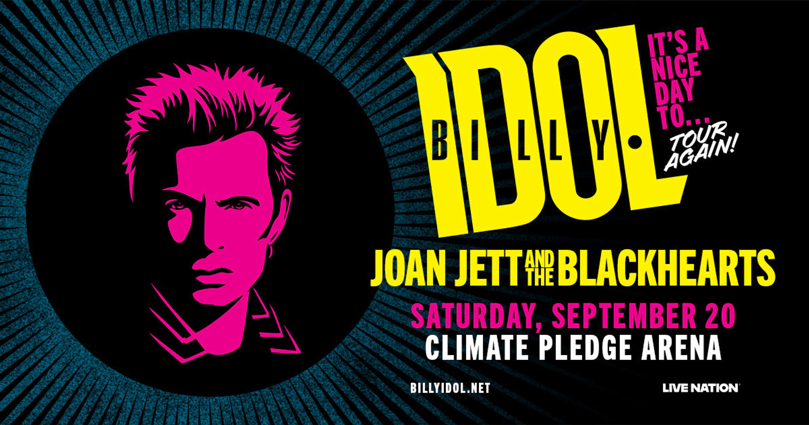 Win Tickets to Billy Idol with Joan Jett and the Blackhearts! | 96.5 JACK-FM | 96.5 JACK-FM
