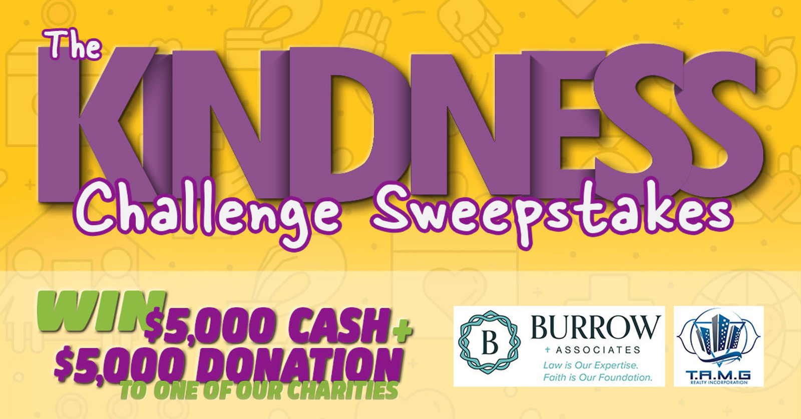 I just entered to win $5,000 in cash in The Kindness Challenge!