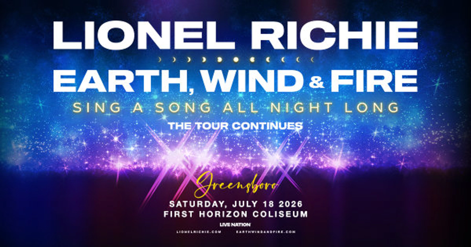 Lionel Richie and Earth, Wind and Fire in Greensboro | Mix 99.5 | Mix 99.5